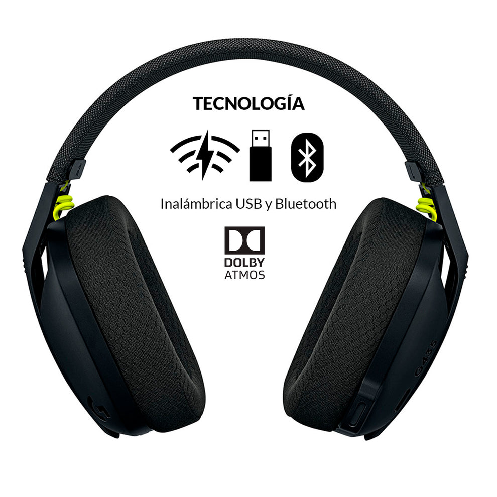Diadema Gamer Logitech G435 Inalám LIGHTSPEED PS5 MAC PC – Tecnoplaza Colombia